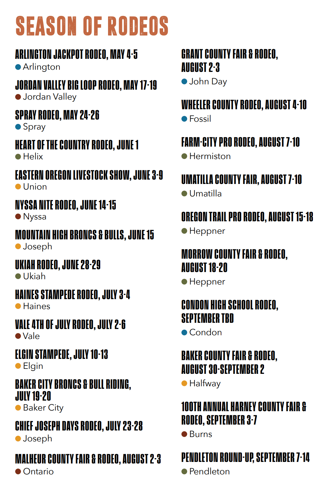 Rodeo Traditions - Visit Eastern Oregon